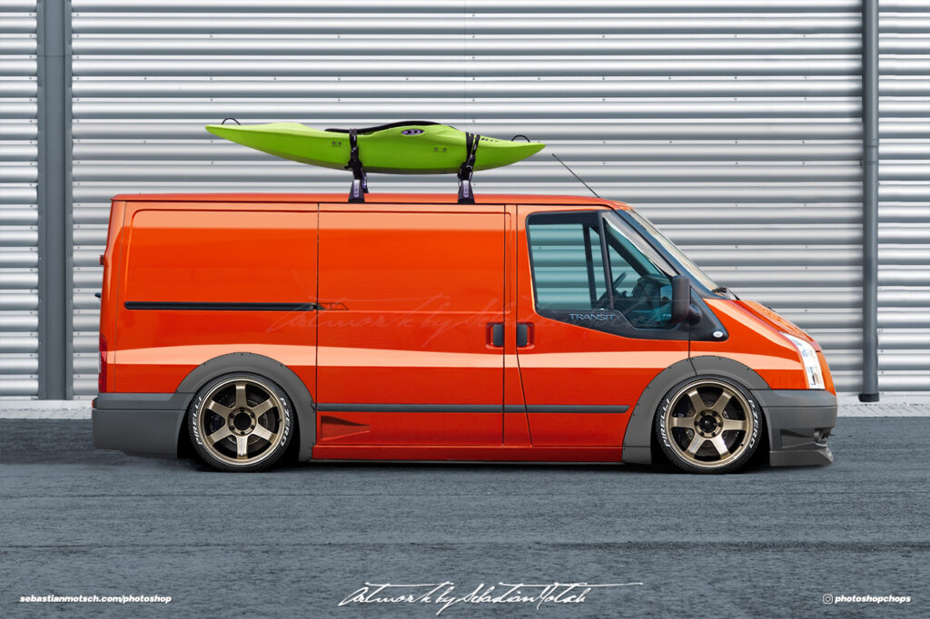 Ford Transit Sport Van with TE37 Wheels | Sebastian Motsch